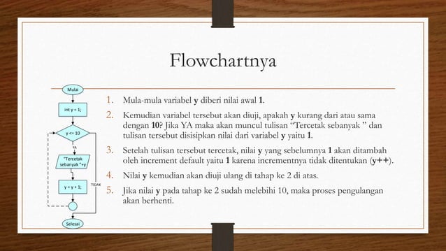 9. algoritma perulangan pada java | PPTX