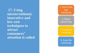 Promotion- Multiple Choice Questions ( MCQs) | PPTX