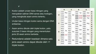 asam nukleat dan protein | PPTX