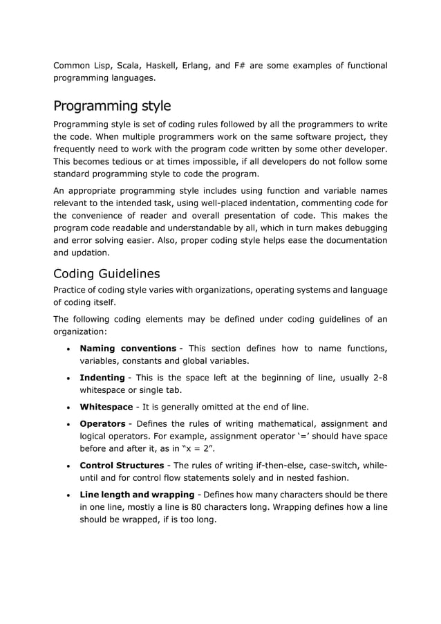 9. Software Implementation | PDF