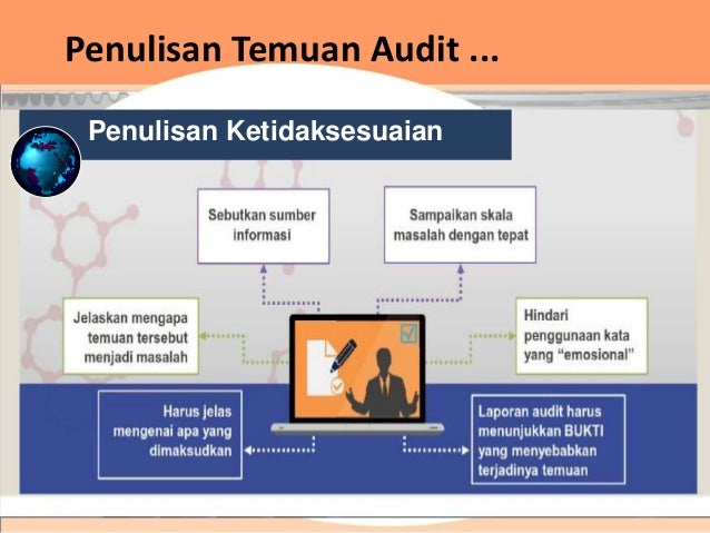 Penulisan Temuan, Pembuatan Laporan Hasil Audit dan Tindak lanjut Audit _"AUDIT SISTEM MANAJEMEN ...