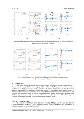 Simulation and experimental study on PID control of a quadrotor MAV ...