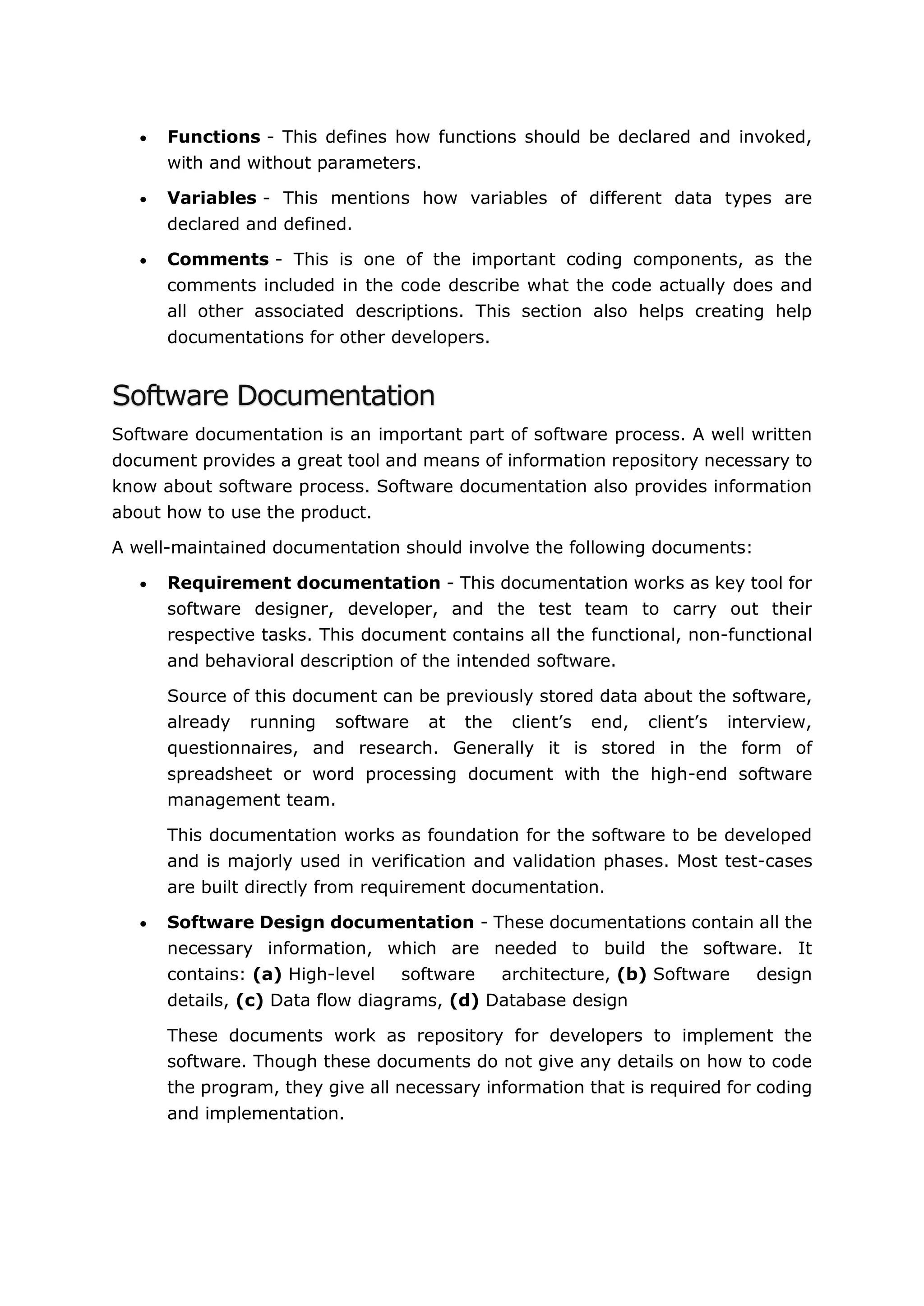 SWE-401 - 9. Software Implementation | PDF
