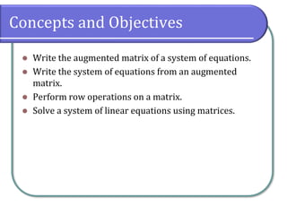9.3 Solving Systems With Gaussian Elimination | PDF