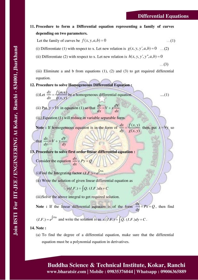 Differential Equations | PDF
