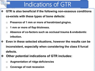 Guided Tissue Regeneration | PPTX
