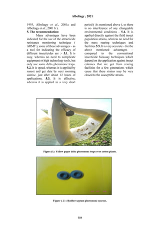 Pheromone traps for the estimating insecticides efficacy | PDF