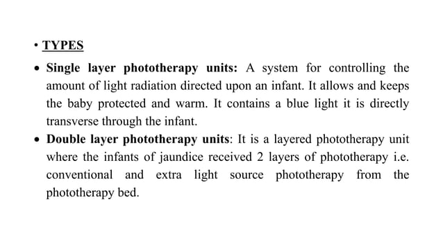 phototherapy | PPTX