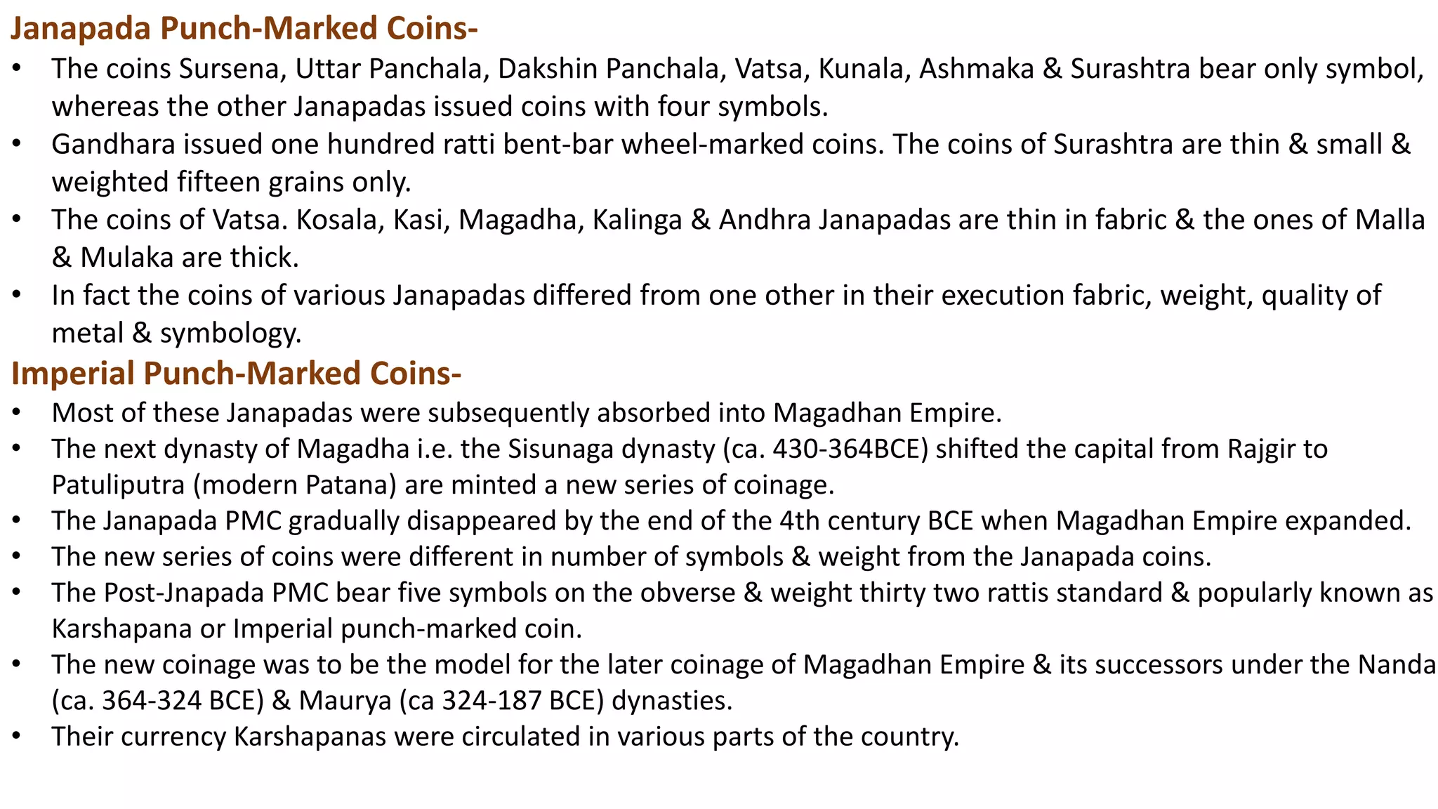 Punch Mark Coins | PPTX