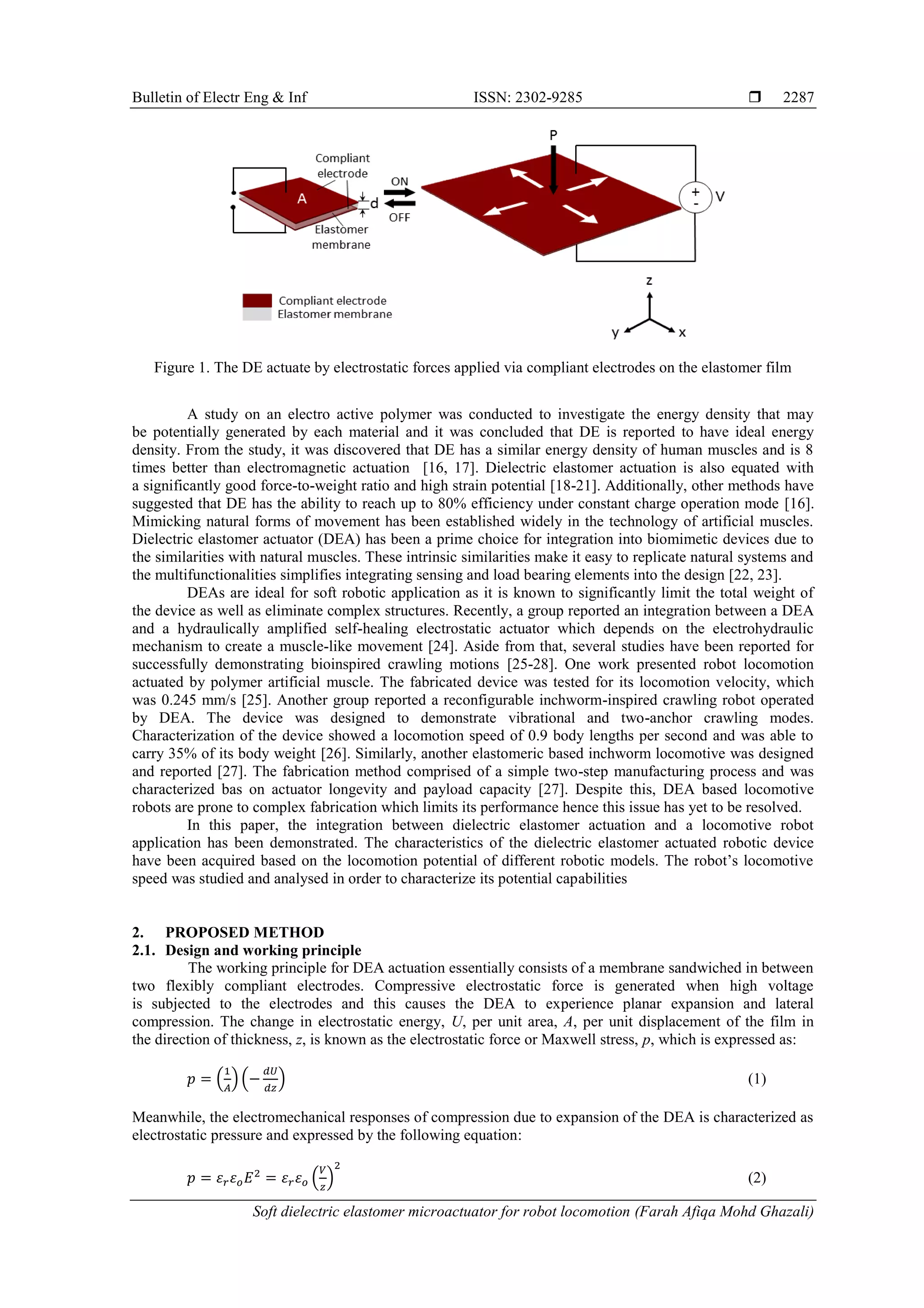 Soft Dielectric Elastomer Microactuator For Robot Locomotion Pdf