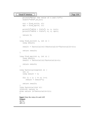 9.C Programming | PDF