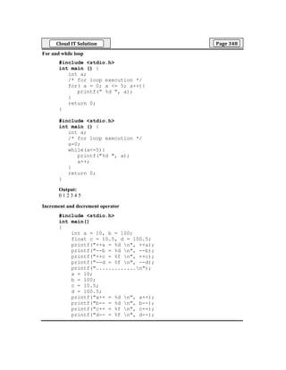 9.C Programming | PDF