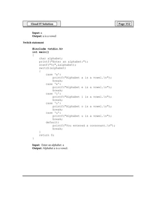 9.C Programming | PDF