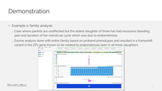 Single Sample and Family Based Genome Analysis With VarSeq | PDF