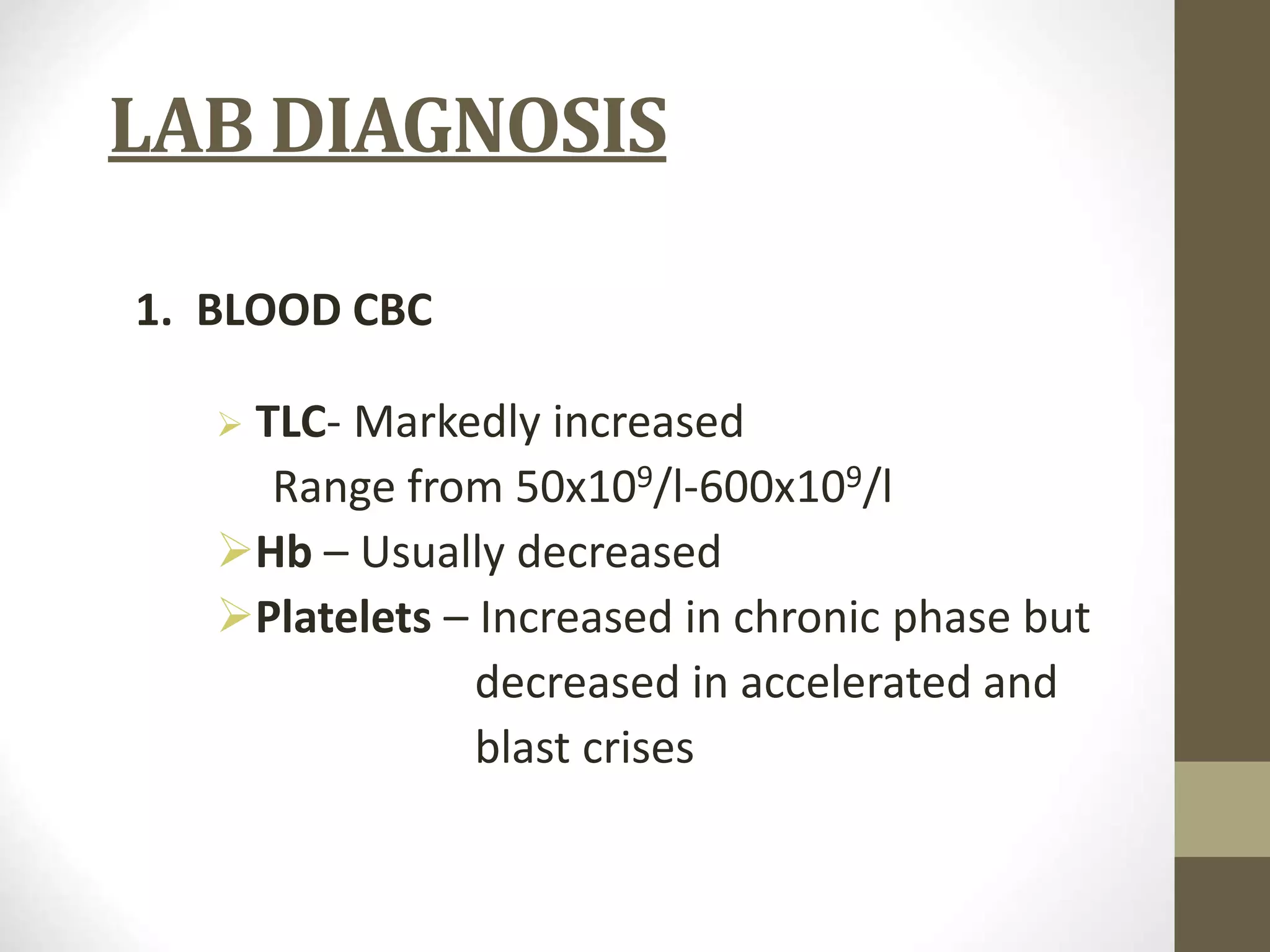 9. Chronic Myeloid Leukaemia.ppt | Blood Disorders | Diseases and ...