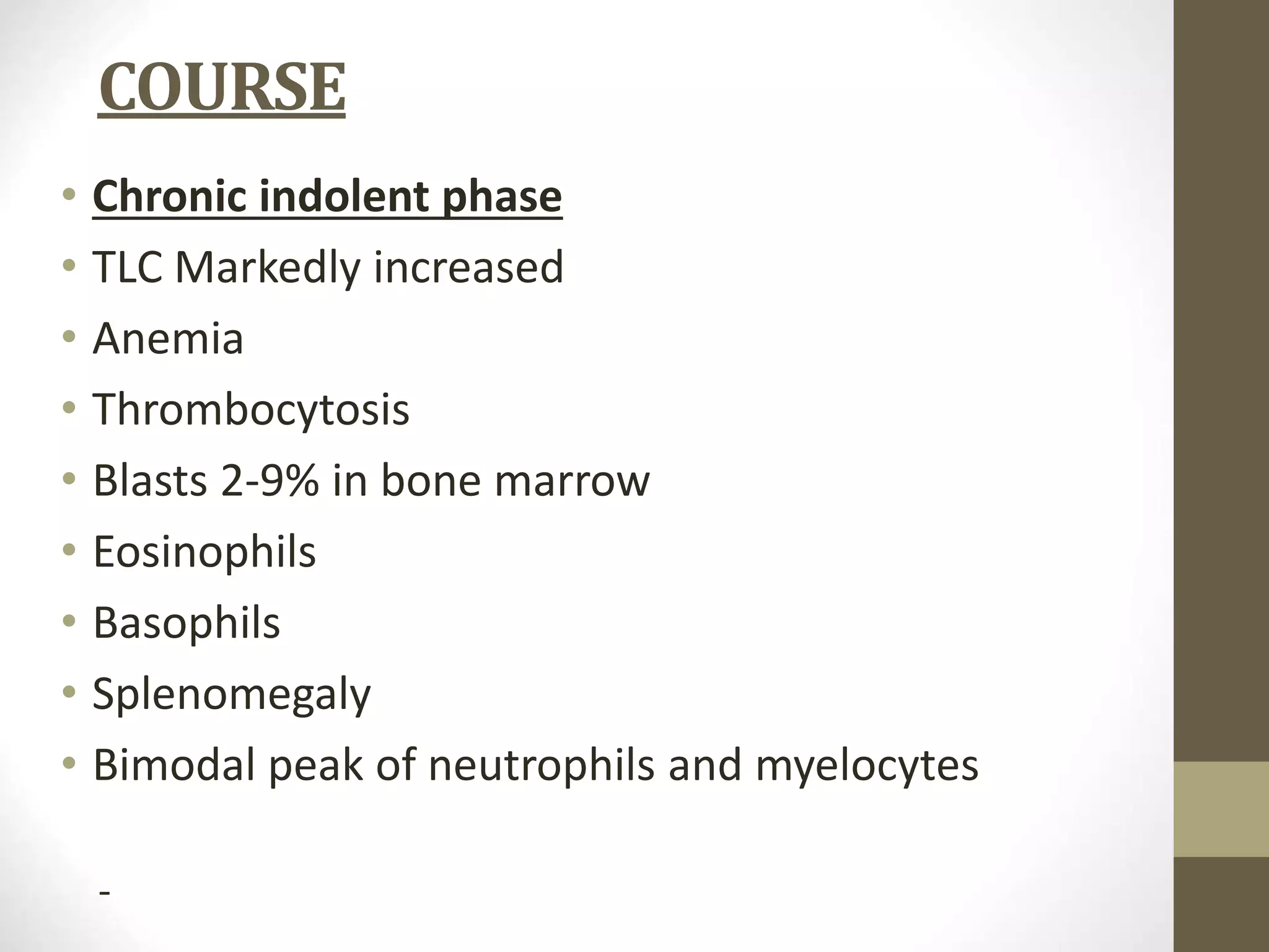 9. Chronic Myeloid Leukaemia.ppt | Blood Disorders | Diseases and ...