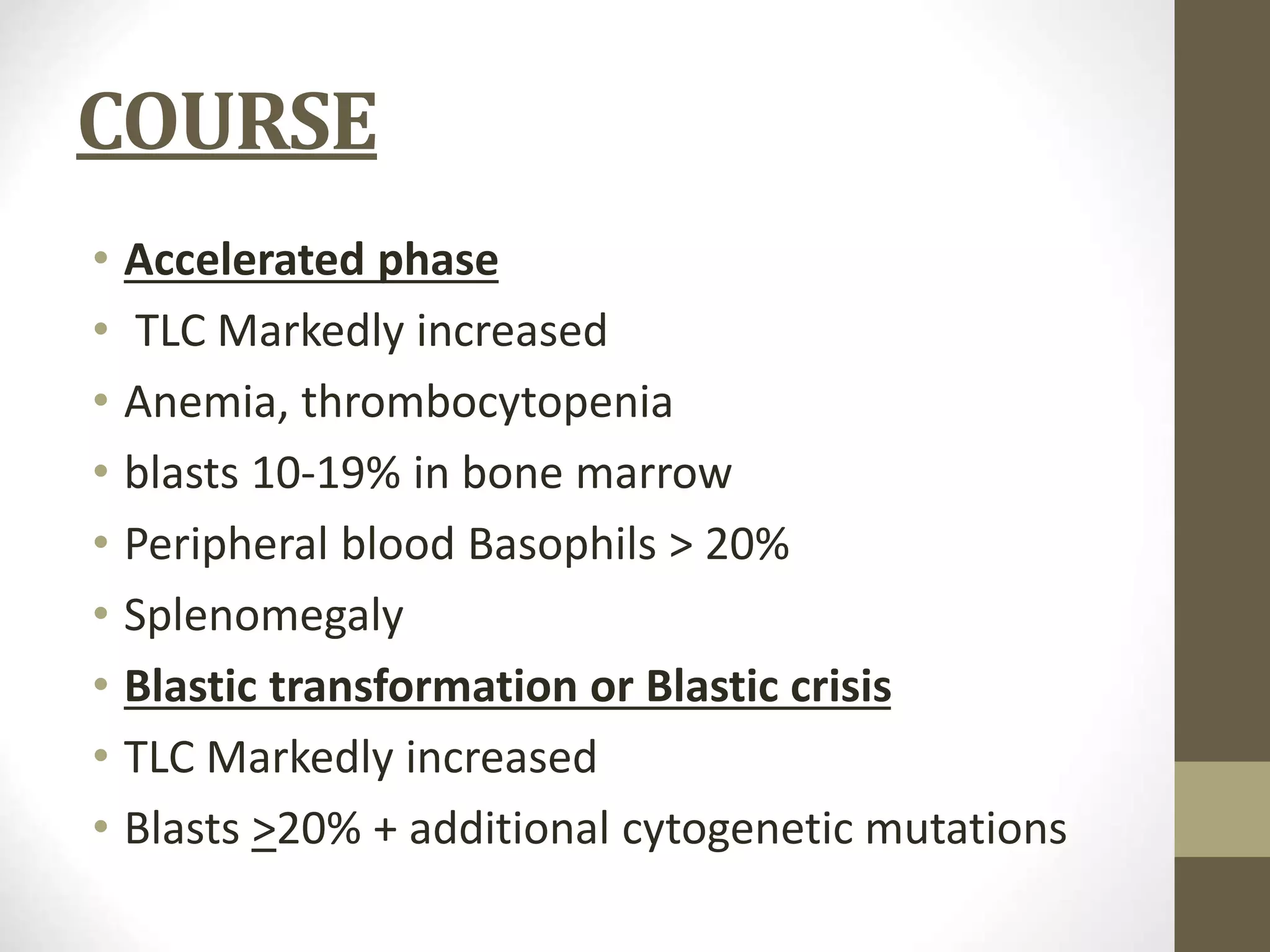 9. Chronic Myeloid Leukaemia.ppt | Blood Disorders | Diseases and ...