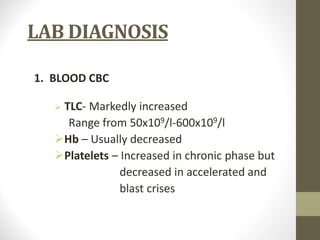 9. Chronic Myeloid Leukaemia.ppt | Blood Disorders | Diseases and Conditions