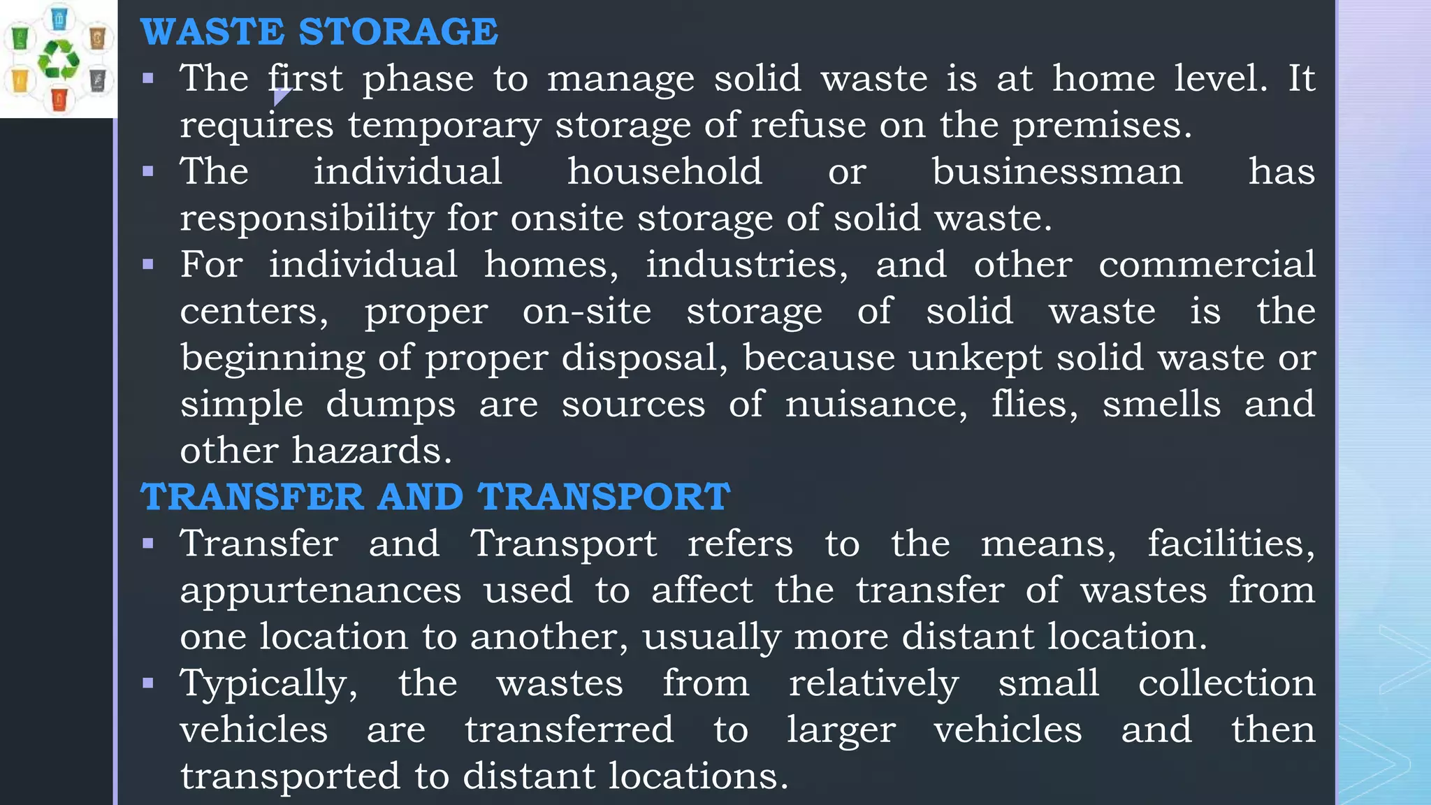9. WASTE COLLECTION AND TRANSPORT.pptx