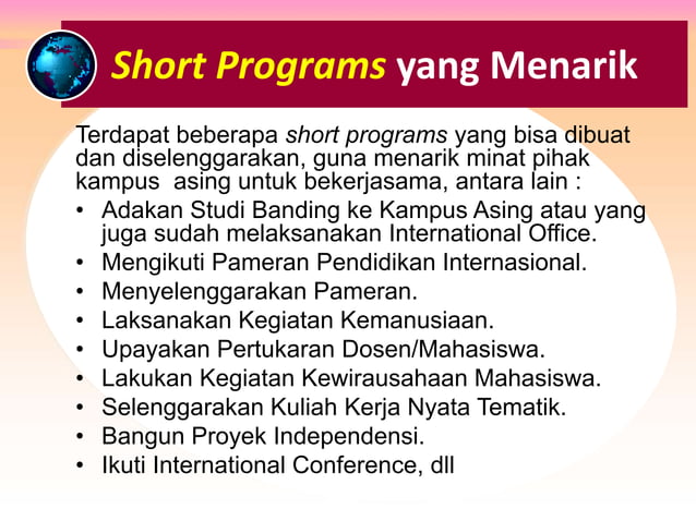 Creating and Managing Short Programs _Training "INTERNATIONAL OFFICER ...