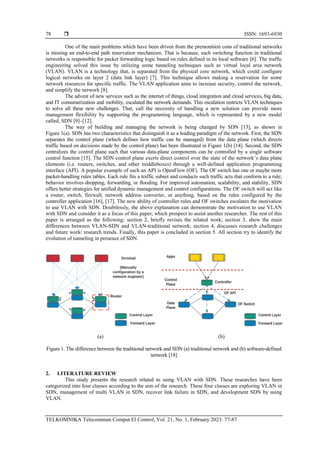 Survey of optimizing dynamic virtual local area network algorithm for software-defined wide area ...