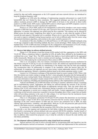 Survey of optimizing dynamic virtual local area network algorithm for software-defined wide area ...