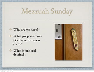 Our Purpose & Destiny | PDF