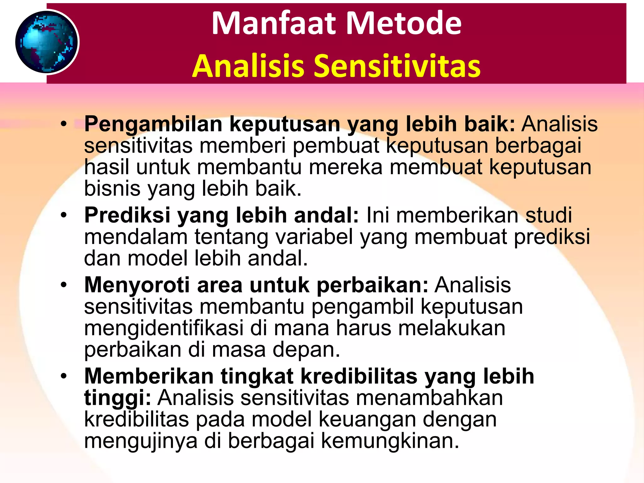 Measuring Benefits & Sensitivity Analysis _ Cost Benefit Analysis (CBA ...