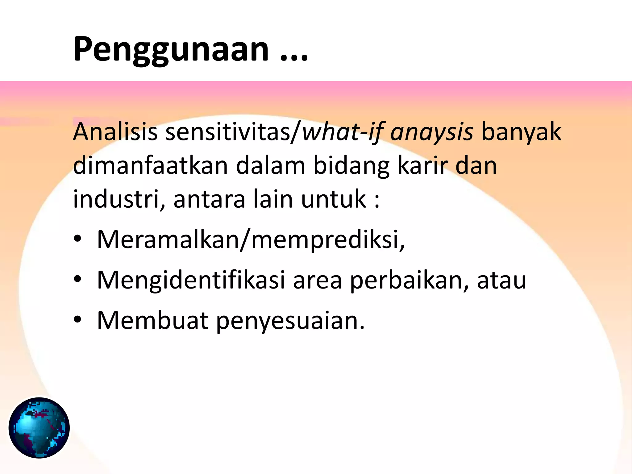 Measuring Benefits & Sensitivity Analysis _ Cost Benefit Analysis (CBA ...