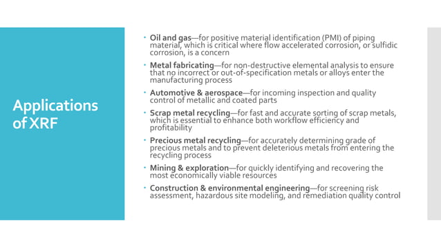 9. XRF (X-ray Fluorescence).pptx | Chemistry | Science