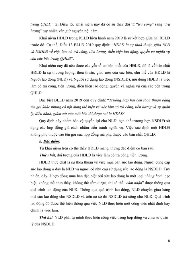 BÁO CÁO THỰC TẬP LUẬT KINH TẾ: PHÁP LUẬT VỀ GIAO KẾT HỢP ĐỒNG LAO ĐỘNG – THỰC TIỄN THỰC HIỆN TẠI ...