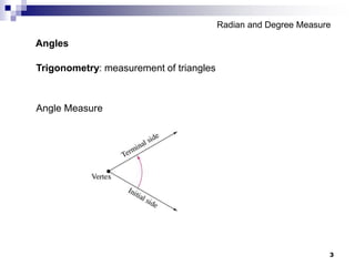 9.2 Radian and Degree Measure.ppt