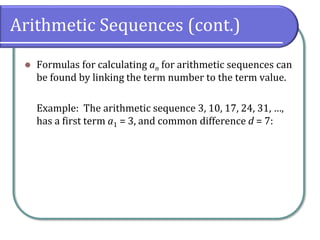 9.2 Arithmetic Sequences | PDF