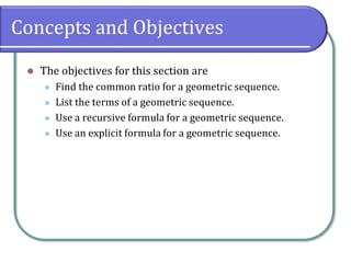 9.3 Geometric Sequences | PPT