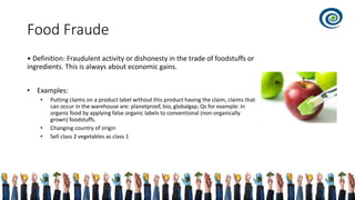 9. Food fraude.pptx | Food Industry | Industries