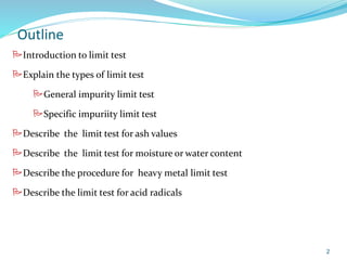 9.LIMIT TESTS Revised.ppt