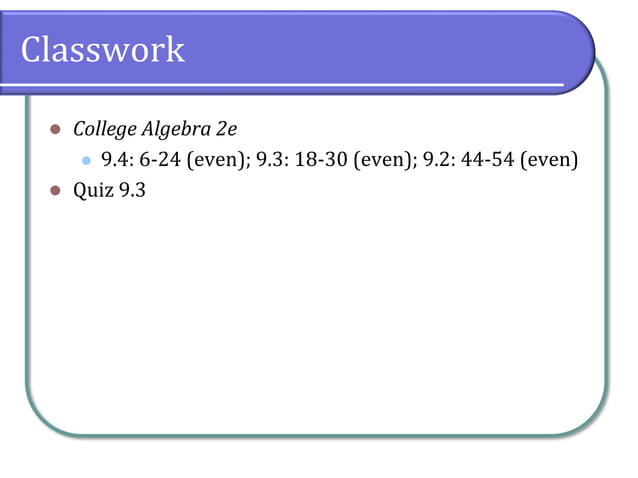 9.4 Series and Their Notations | PPT