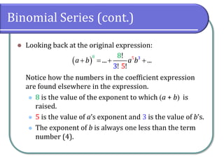 9.6 Binomial Theorem | PPT