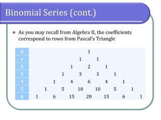 9.6 Binomial Theorem | PPT