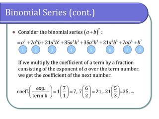 9.6 Binomial Theorem | PPT
