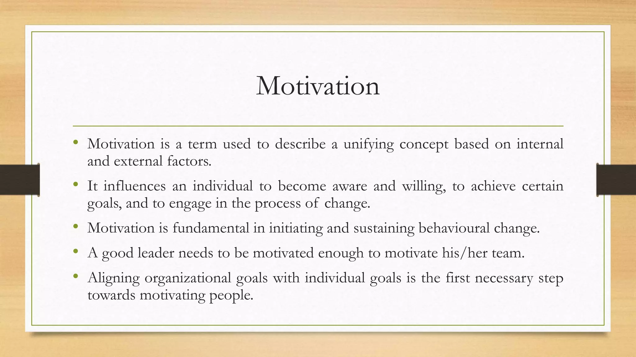 9. Motivational Leadership.pptx | Executive Leadership & Management ...