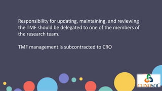 Trial Master File | PPTX