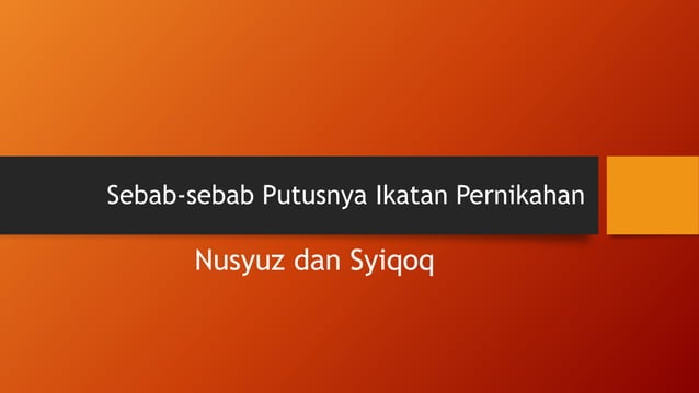 9. Putusnya IKATAN perkawinan.pptx