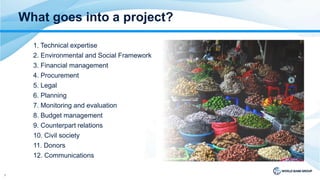 Financing Water Projects - World Bank | PPTX