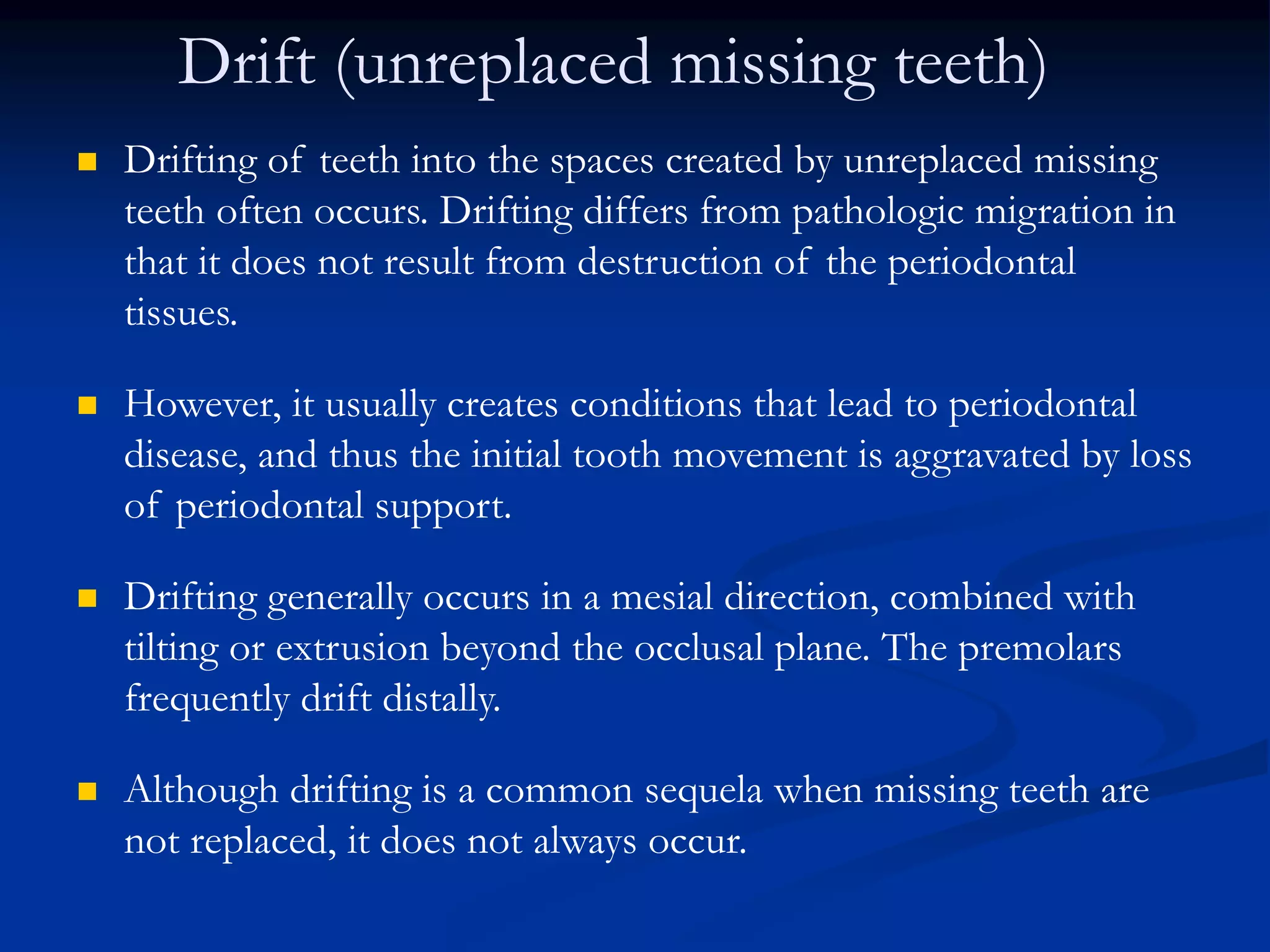 9.Tooth mobility.ppt | Dental Health | Diseases and Conditions