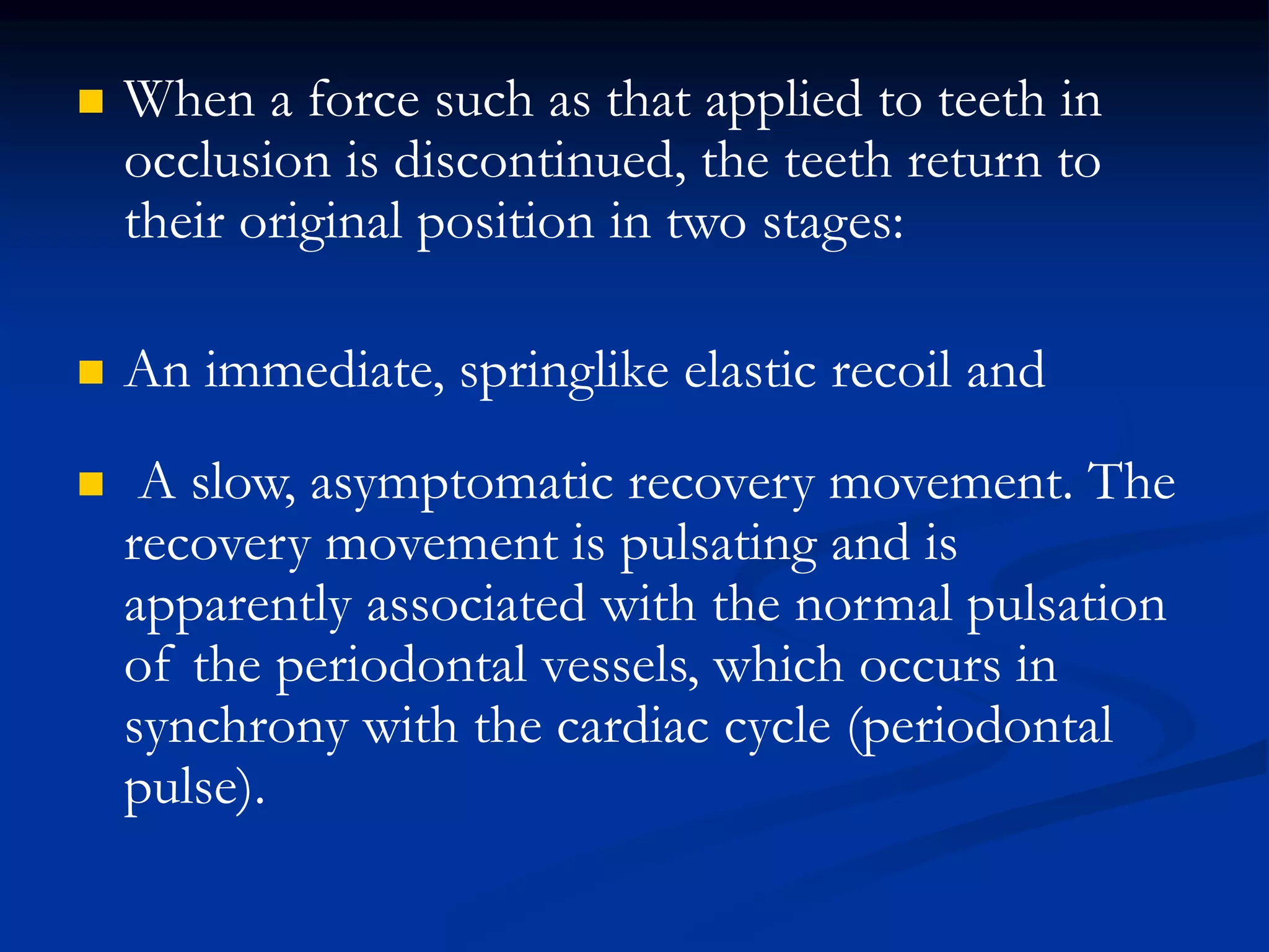 9.Tooth mobility.ppt | Dental Health | Diseases and Conditions
