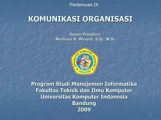 9. Komunikasi Organisasi.ppt