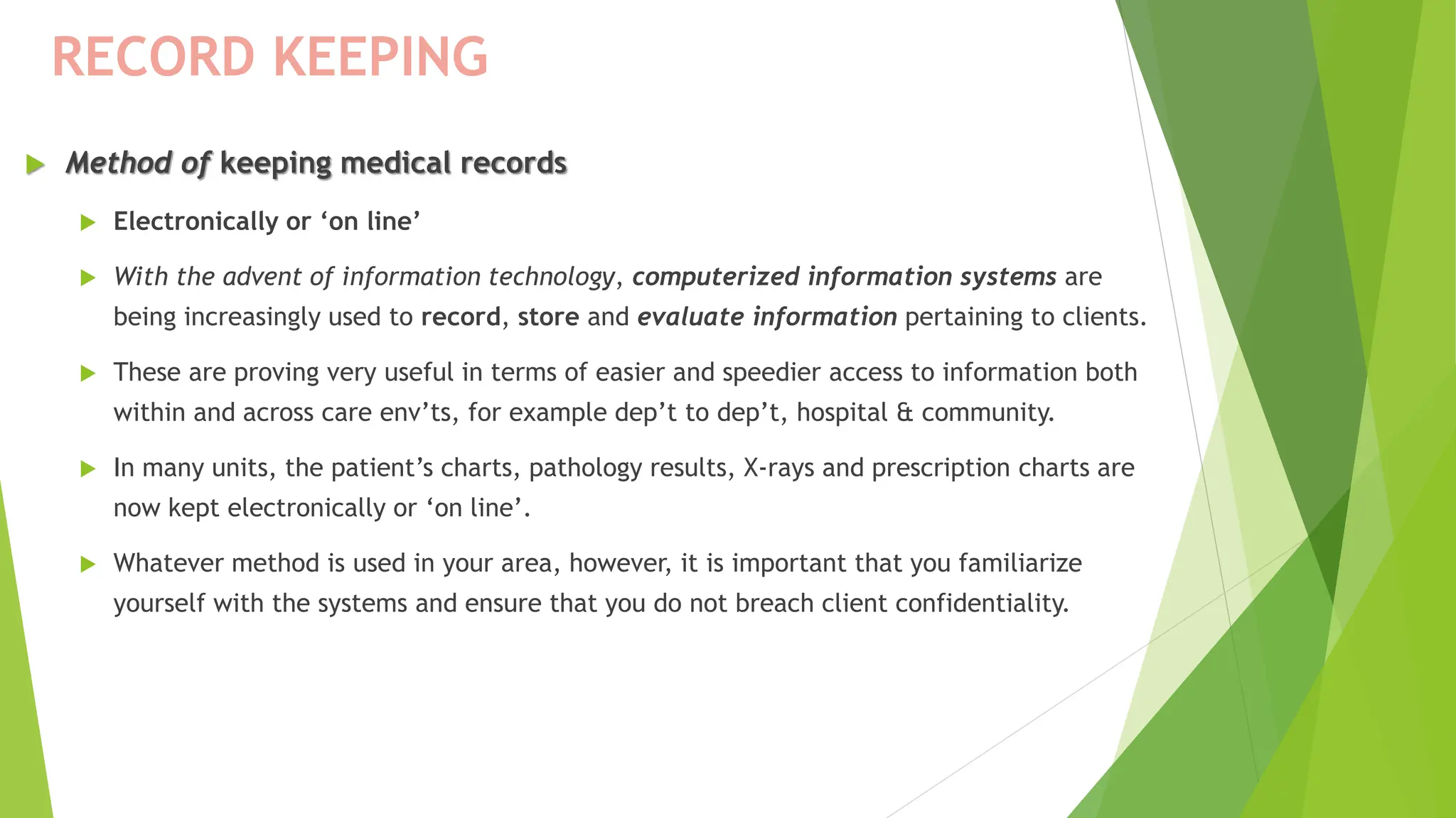 9. Documentation, Recording and Reporting.pptx