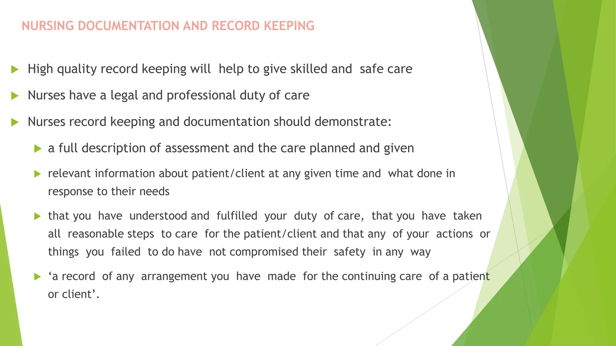 9. Documentation, Recording and Reporting.pptx