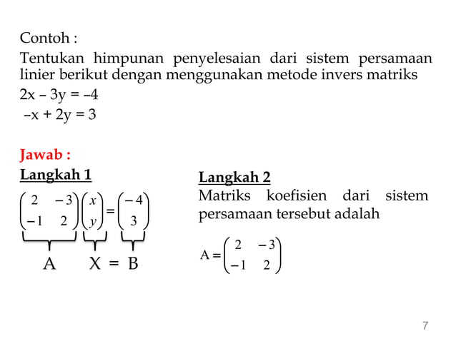 Aplikasi Matriks Dalam Menyelesaikan SPLDVnya.pptx